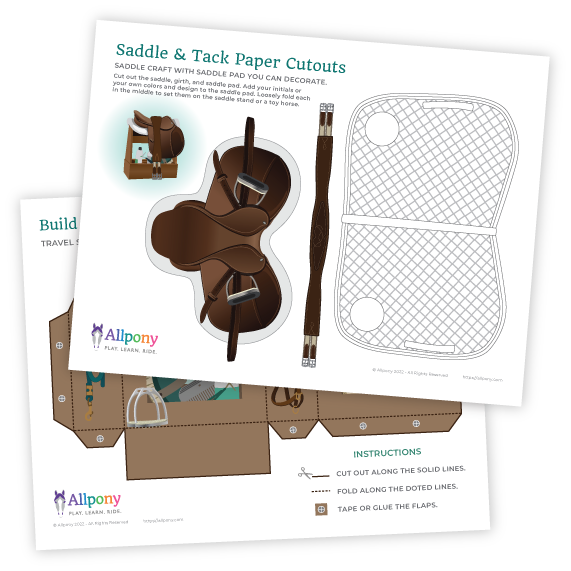English Saddle Rack & Tack Activity - Susan DiFelice